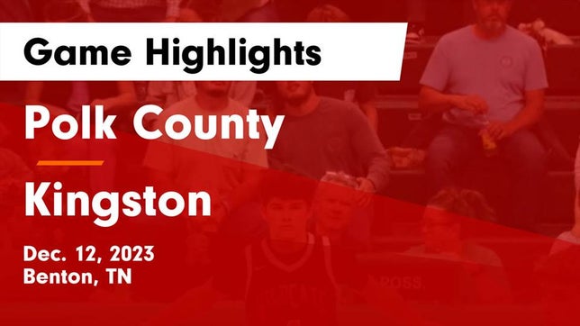 Basketball Game Preview: Polk County Wildcats vs. Tellico Plains Bears