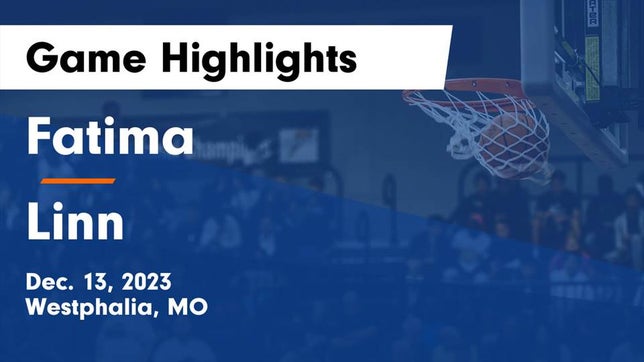 Basketball Game Recap: Fatima Comets vs. Tipton Cardinals