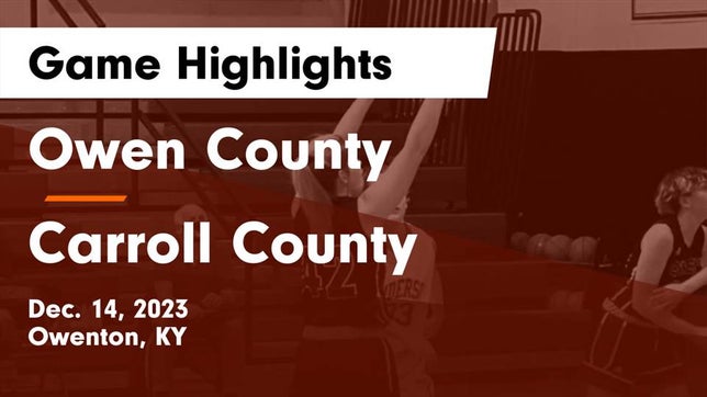 Basketball Game Recap: Carroll County Panthers vs. Cascade Champions