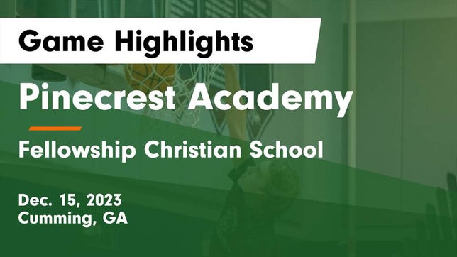 Basketball Game Recap: Fellowship Christian Paladins vs. Pinecrest ...