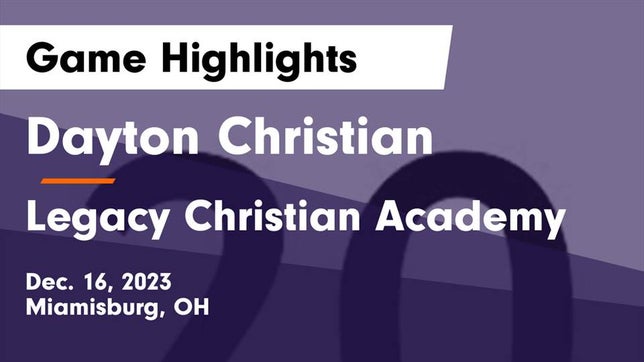 Basketball Game Preview: Dayton Christian WARRIORS vs. Middletown ...