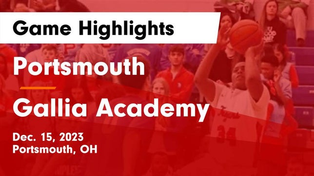 DeAndre Berry leads Portsmouth to victory over Gallia Academy