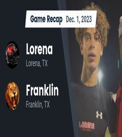 Franklin vs Lorena | Football | 12/1/2023