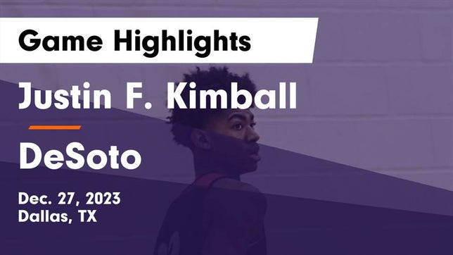 Basketball Game Recap: DeSoto Eagles vs. Kimball Knights