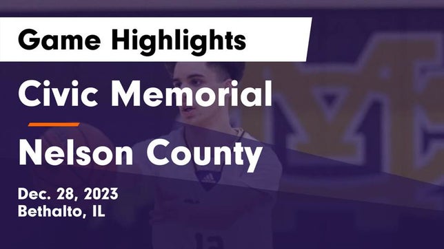 Basketball Game Recap: Nelson County Cardinals vs. Civic Memorial Eagles