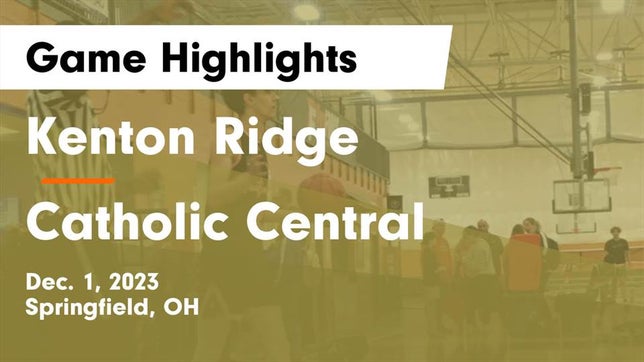 Basketball Game Recap: Kenton Ridge Cougars vs. Jonathan Alder Pioneers