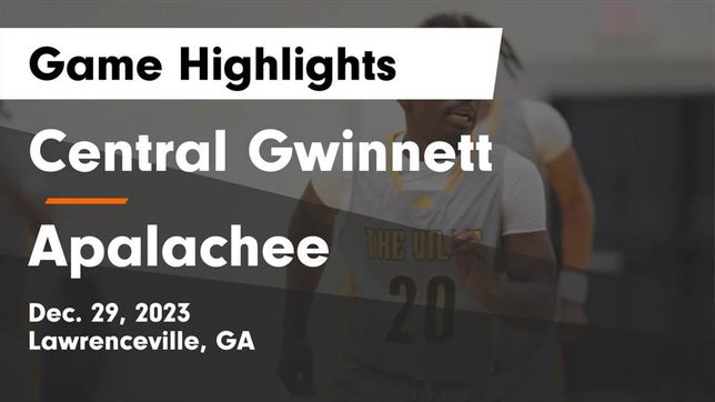 Central Gwinnett piles up the points against Apalachee