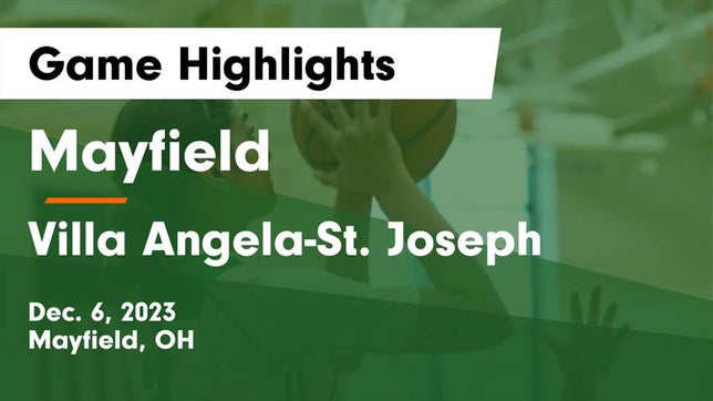 Basketball Game Recap: Mayfield Wildcats vs. Villa Angela-St. Joseph ...
