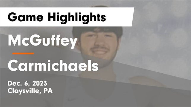 Basketball Game Preview: McGuffey Highlanders vs. West Greene Pioneers