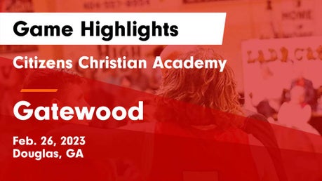 Robert Toombs Christian Academy vs Citizens Christian Academy | Basketball | 1/10/2023