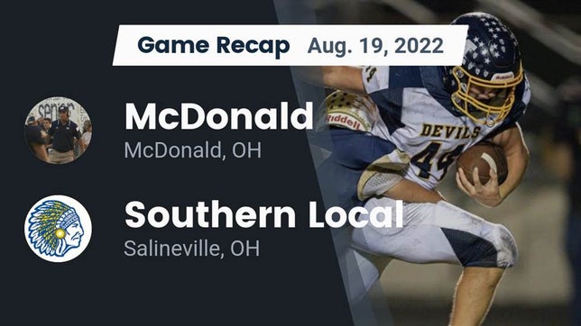 Football Game Preview: Mineral Ridge Rams vs. McDonald Blue Devils