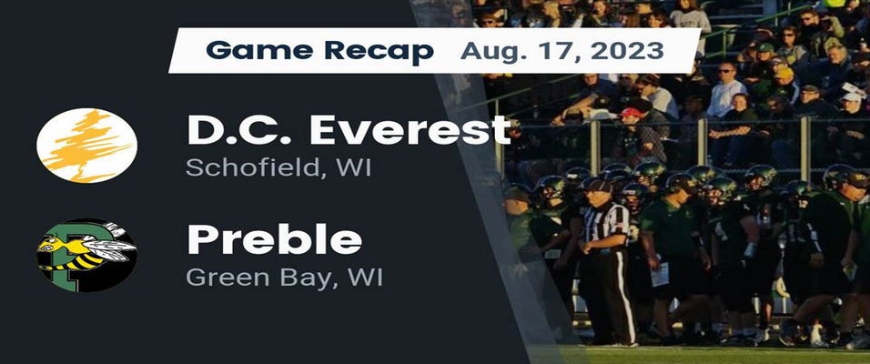 D.C. Everest vs Green Bay Preble | Football | 8/17/2023