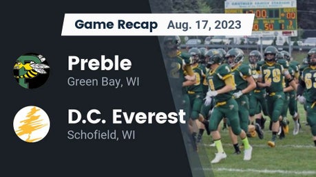 West De Pere vs Green Bay Preble | Football | 10/6