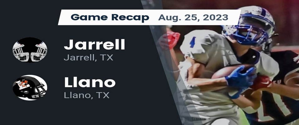 Jarrell vs Llano | Football | 8/25/2023