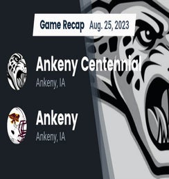 Ankeny Centennial vs Ankeny | Football | 11/10/2023