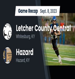 Letcher County Central vs Bell County | Football | 9/1