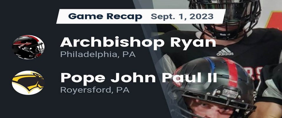 Pope John Paul II vs Archbishop Ryan | Football | 9/2/2023