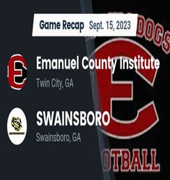 Emanuel County Institute vs Jenkins County | Football | 10/27/2023
