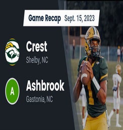 Crest vs Ashbrook | Football | 9/15