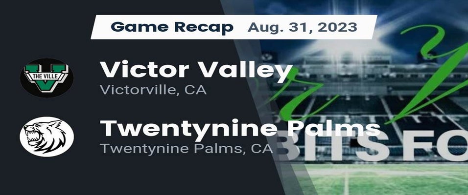 Victor Valley vs Twentynine Palms | Football | 8/31/2023
