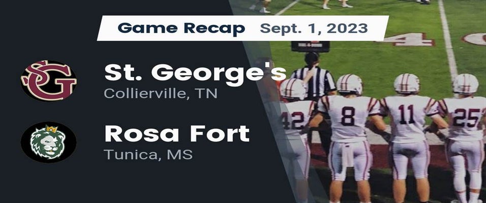 St. George's vs Rosa Fort | Football | 9/1/2023