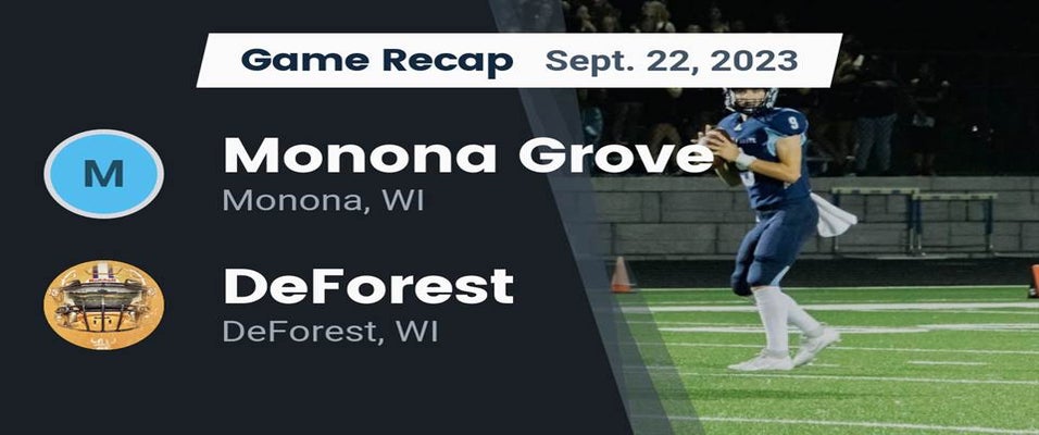 DeForest vs Monona Grove | Football | 9/22/2023
