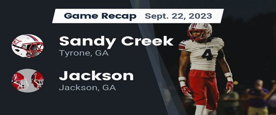 Jackson vs Sandy Creek | Football | 9/22/2023