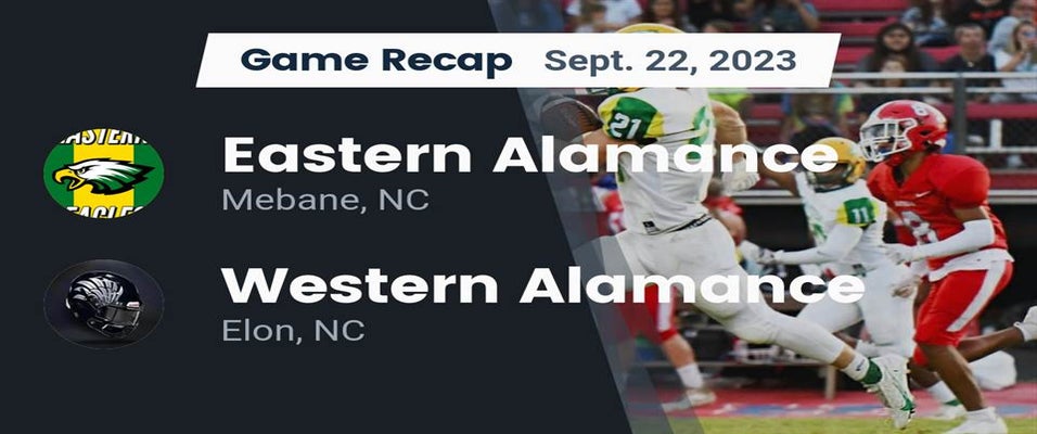 Western Alamance vs Eastern Alamance | Football | 9/22/2023