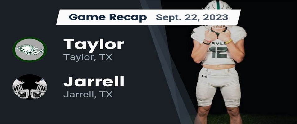 Taylor vs Jarrell | Football | 9/22/2023