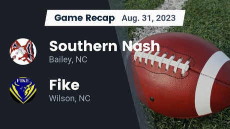 Southern Nash vs Bunn | Football | 10/6/2023