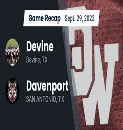 Lago Vista vs Devine | Football | 11/10/2023