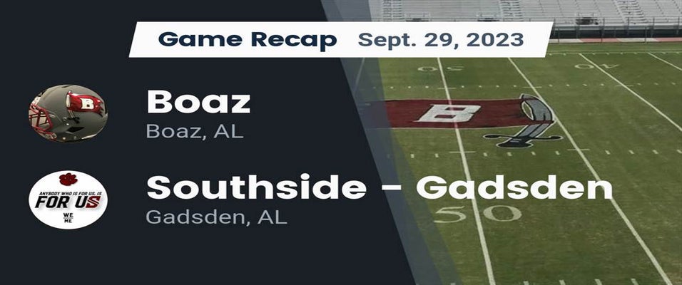 Boaz vs Southside | Football | 9/29/2023