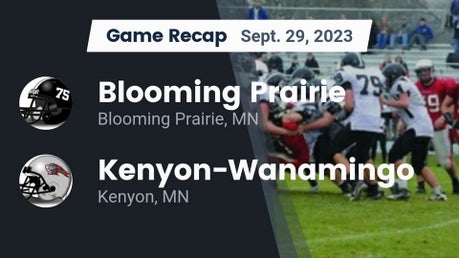 Blooming Prairie vs Goodhue | Football | 10/24/2023