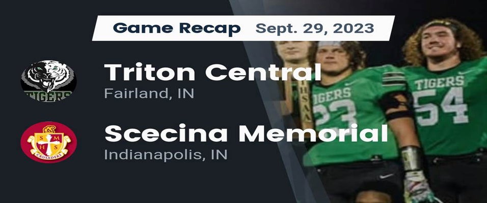 Indianapolis Scecina Memorial vs Triton Central | Football | 9/29/2023