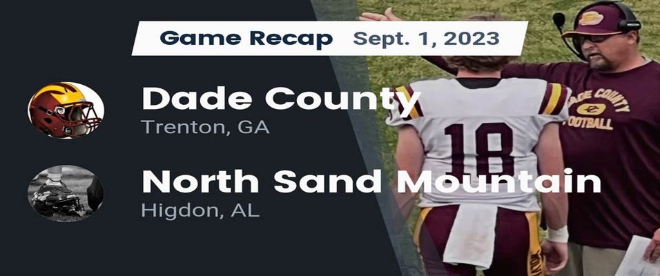 North Sand Mountain vs Dade County | Football | 9/1/2023