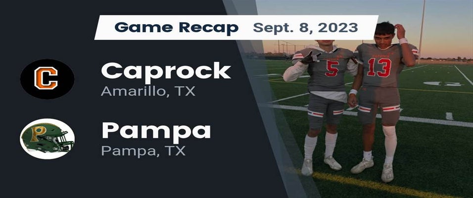 Caprock vs Pampa | Football | 9/8/2023