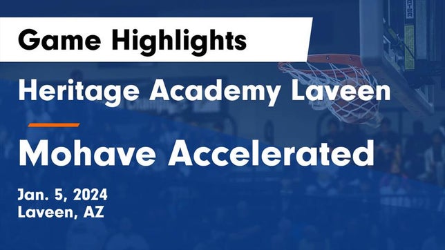 Basketball Game Preview: Mohave Accelerated Patriots vs. Heritage ...