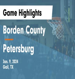 Whitharral vs Borden County | Basketball | 2/22