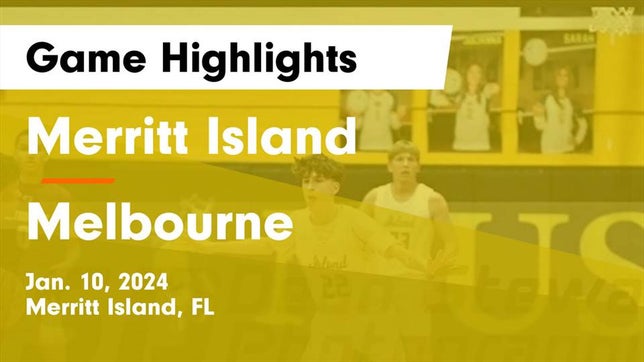 Basketball Recap: Dynamic duo of Jayce Brandes and Hudson Blank lead Merritt Island to victory