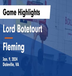 Lord Botetourt vs Cave Spring | Basketball | 2/20