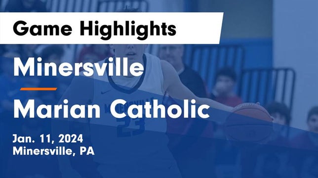 Basketball Game Preview: Minersville Battlin' Miners vs. Nativity BVM ...