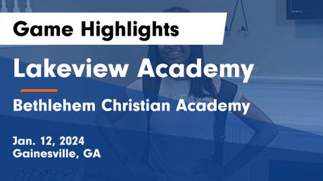 Lakeview Academy vs Terrell Academy | Girls Basketball | 2/28