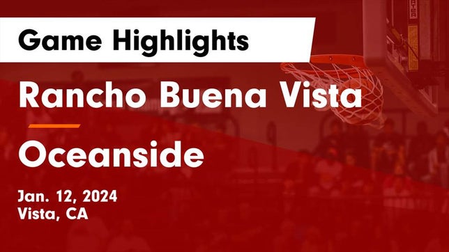 Basketball Game Preview: Rancho Buena Vista Longhorns vs. Canyon Crest ...