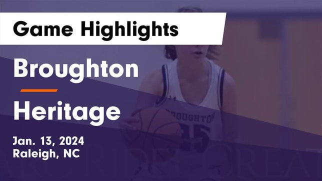 Basketball Game Preview: Broughton Capitals vs. Leesville Road Pride