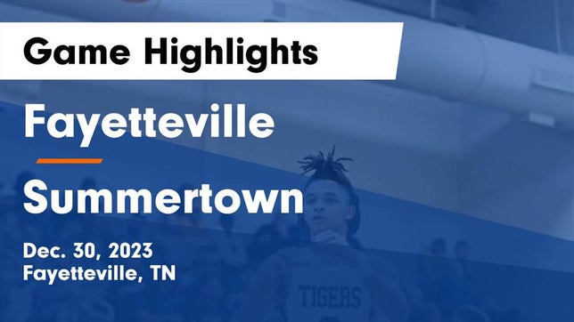 Dynamic duo of Grayson Burleson and Kurt Burleson lead Summertown to ...
