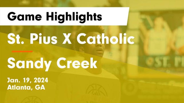 Basketball Game Preview: St. Pius X Catholic Golden Lions vs. Jonesboro ...