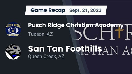 Morenci vs Pusch Ridge Christian Academy | Football | 10/6/2023