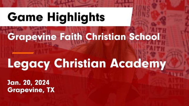 Basketball Game Preview: Grapevine Faith Christian Lions vs. Brighter ...