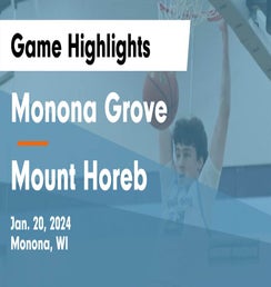 Monona Grove vs Monroe | Basketball | 3/1