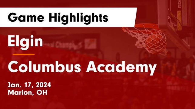 Basketball Game Preview: Elgin Comets vs. Upper Scioto Valley Rams